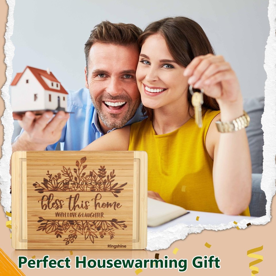 House Warming Gifts New Home, Engraved Cutting Board Housewarming Gifts ...