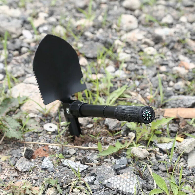 Folding Military Shovel Survival Spade Emergency Garden Camping Outdoor ...