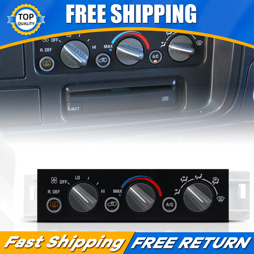 For Chevy K1500 K2500 Suburban Heater A/C Control Switch Panel 16231175 ...