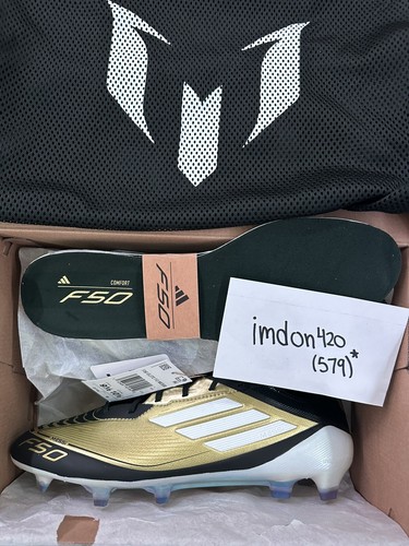 adidas F50 Elite Messi "Triunfo Dorado" FG IG6717 US Size 9.5 READY TO ...
