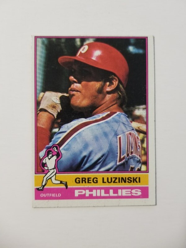 GREG LUZINSKI 1976 TOPPS BASEBALL CARD #610 PHILADELPHIA PHILLIES | eBay
