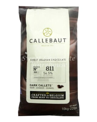 Callebaut Dark Chocolate Belgian Couverture Callets 811 - 10kg ...