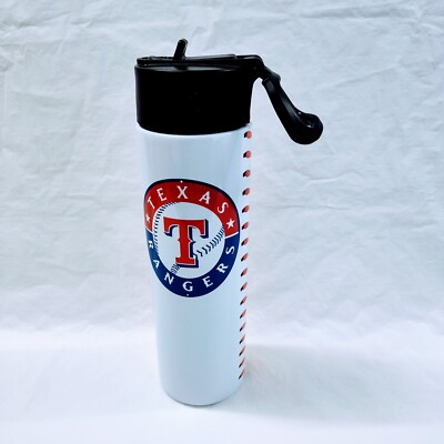 MLB Texas Rangers Louisville Slugger Stainless Steel Travel Tumbler Mug ...