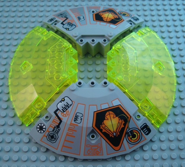 LEGO UFO Decorated Alien Quarter Space Ship Panel Pieces | eBay