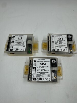 Lot of 3 pcs Zenitel TKIS-2 Vingtor Stentofon VOIP Intercom Module | eBay