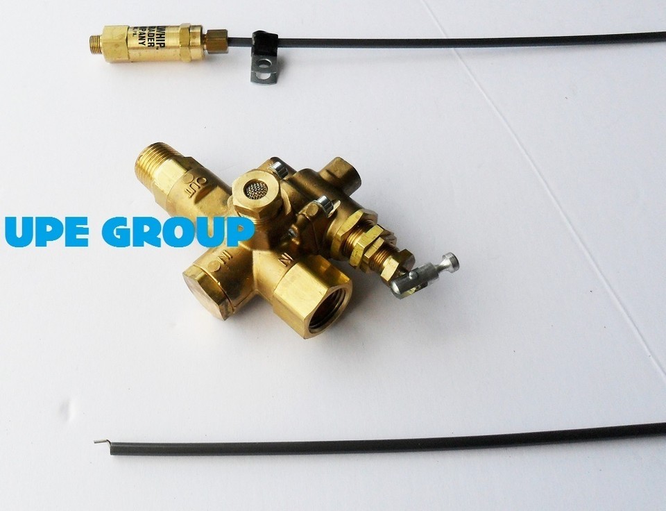 Gas Air Compressor Unloader Check Valve Pilot Combo w/ Throttle Control ...