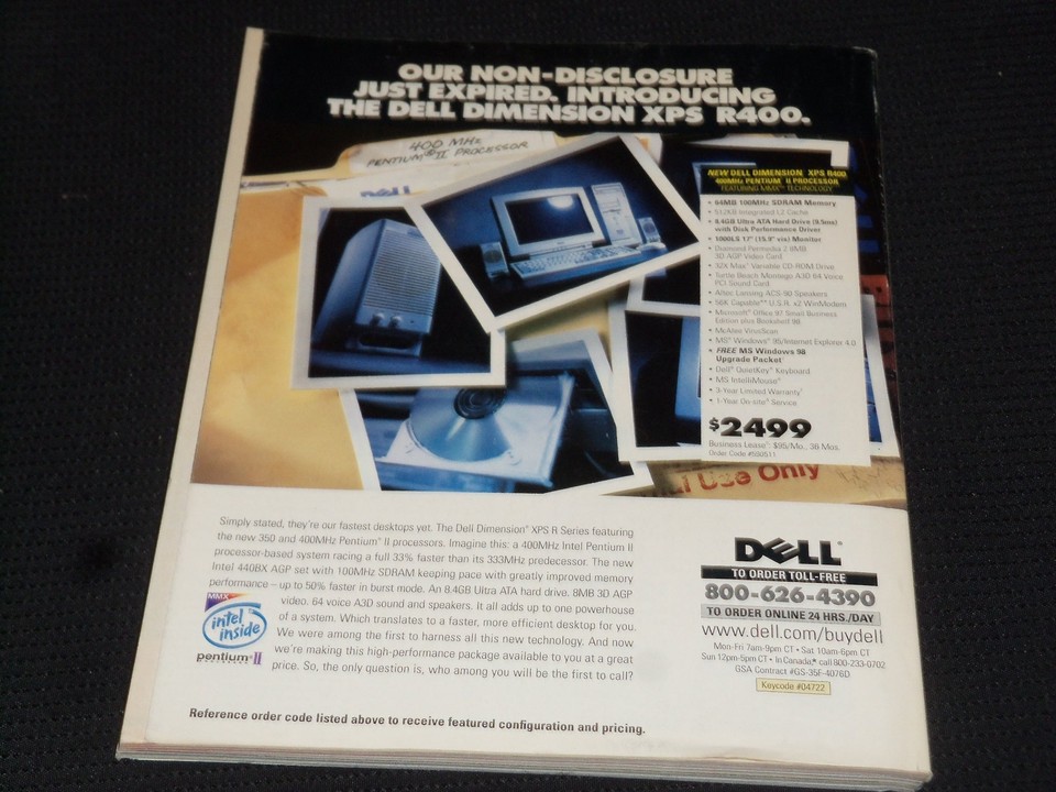 1998 JUNE 9 PC MAGAZINE MAGAZINE - THE NEW MILLENNIUM COVER - O 15346 ...