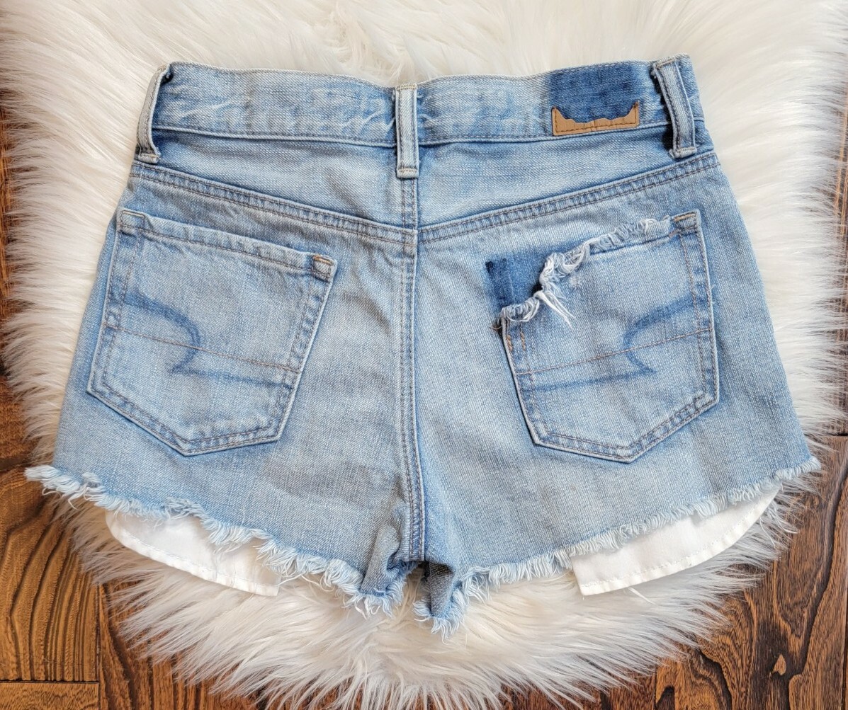 American Eagle Jean Shorts Back