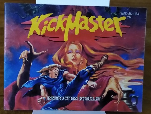Kick Master Authentic Original NES Nintendo Manual Only | eBay