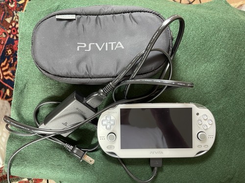 Sony Playstation Vita PS Vita PCH-1001 Handheld Game System White USED ...