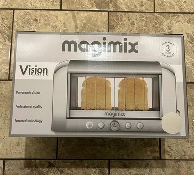 Magimix Vision See Through 2 Slice Glass Toaster Brushed Finish | eBay UK
