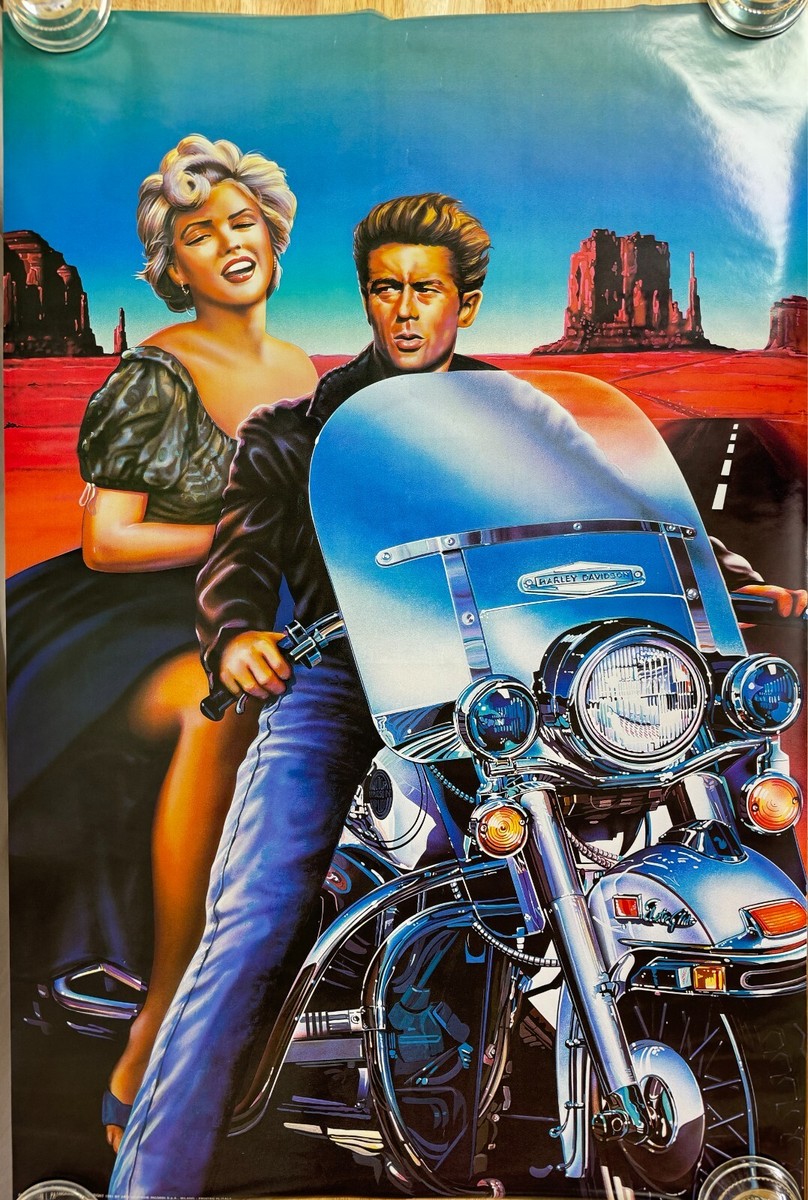 James Dean And Marilyn Monroe Poster