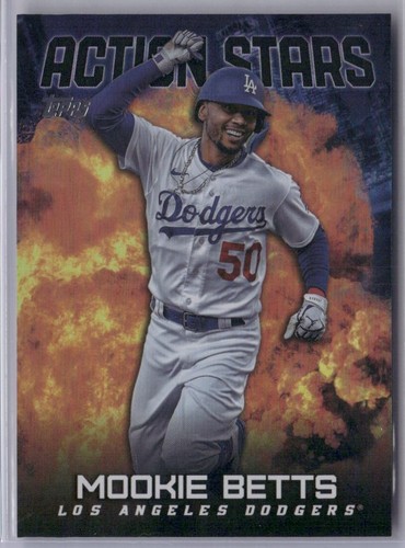 Mookie Betts SP 2023 Topps Update Action Stars Black 234/299 #AS-23 ...