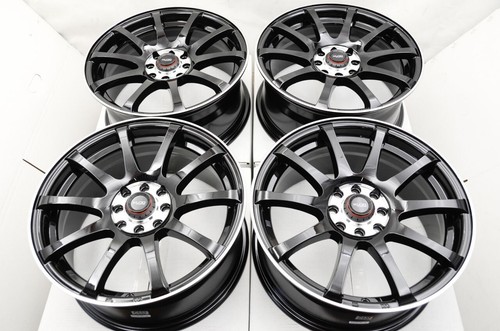 16" Wheels Rims Black 4x100 4x108 Integra Honda Civic Accord Spark ...