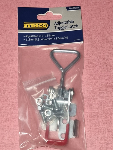 Syneco 115 - 125mm Zinc Plated Adjustable Toggle Latch fencing fence ...