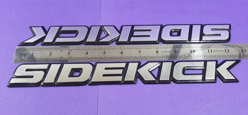 SUZUKI SIDEKICK SIDE EMBLEM FRONT DOOR EMBLEM SIDEKICK 2 PCS NEW | eBay
