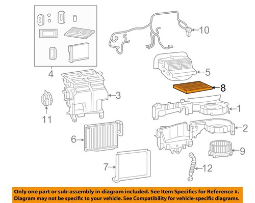 CHRYSLER OEM 17-23 Pacifica Evaporator Heater Components-Filter ...