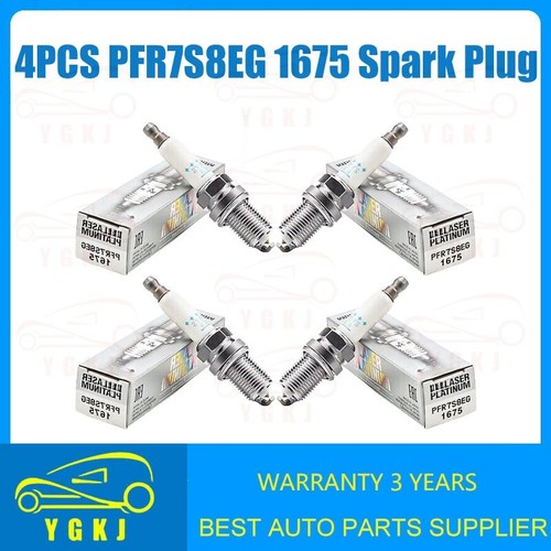 4Pcs Genuine PFR7S8EG 1675 Laser Platinum Spark Plug For Audi A3 ...