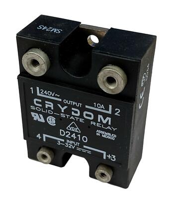 D2410, Crydom, Solid State Relay-Industrial M 10A 240 Vdc | eBay