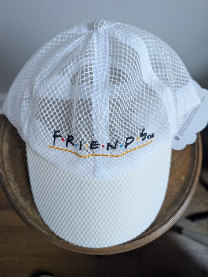 Friends TV Hat Snapback Mesh Trucker Hat White One Size Adjustable New ...