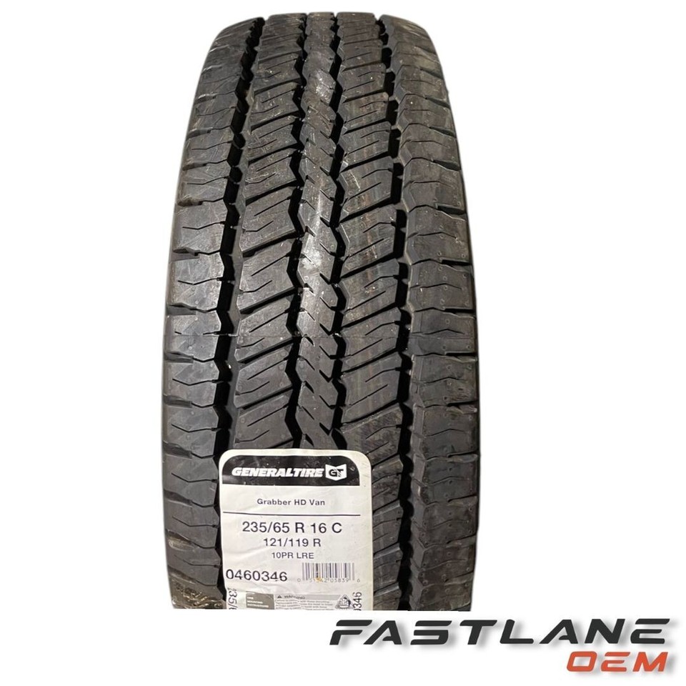 GENERALTIRE TIRE GRABBER HD VAN 235/65R16C 121/119R 10PR LRE (4921) NEW ...