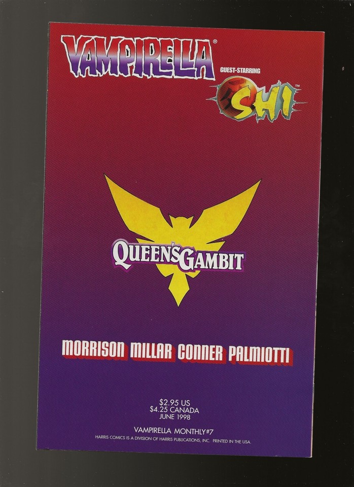 VAMPIRELLA MONTHLY #7 SHI VIRGIN VARIANT HARRIS WHILCE PORTACIO | eBay