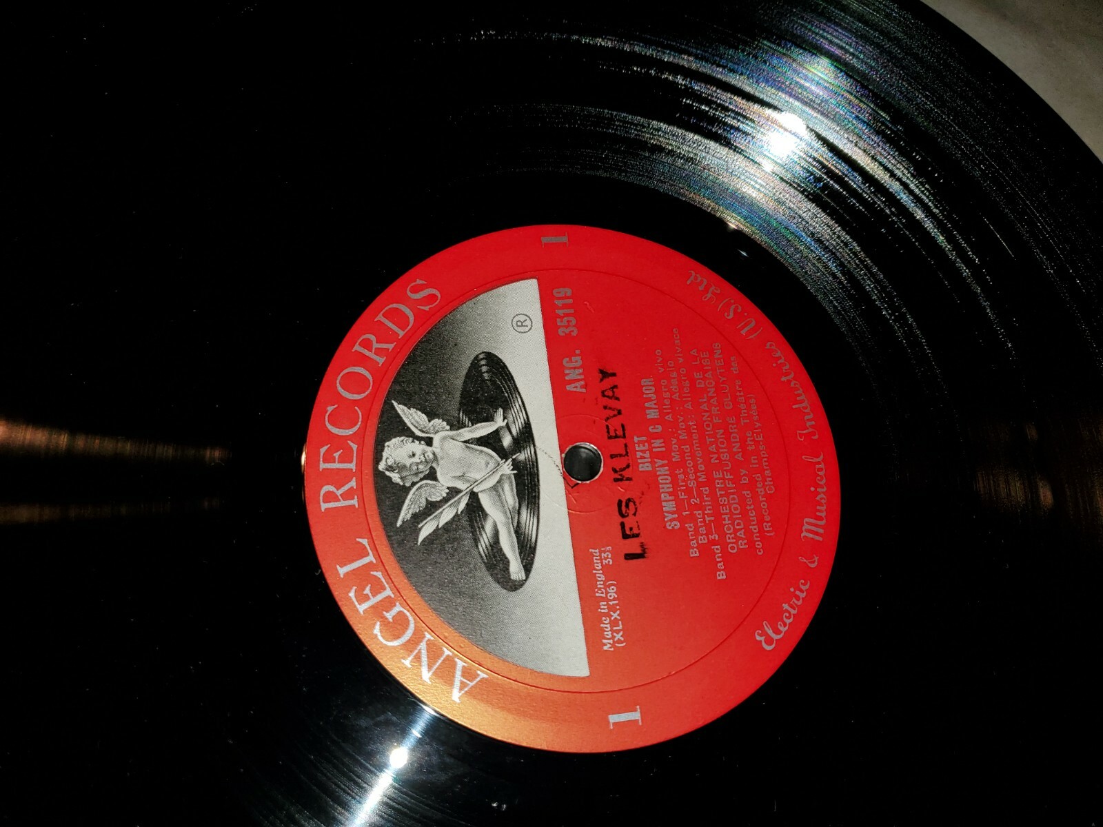 Bizet Symphony IN C Patrie Ouverture Angel Records Rouge LP | eBay