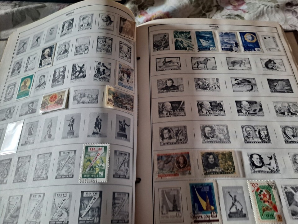 Russia Stamp Collection, With Many Guide Sheets | eBay