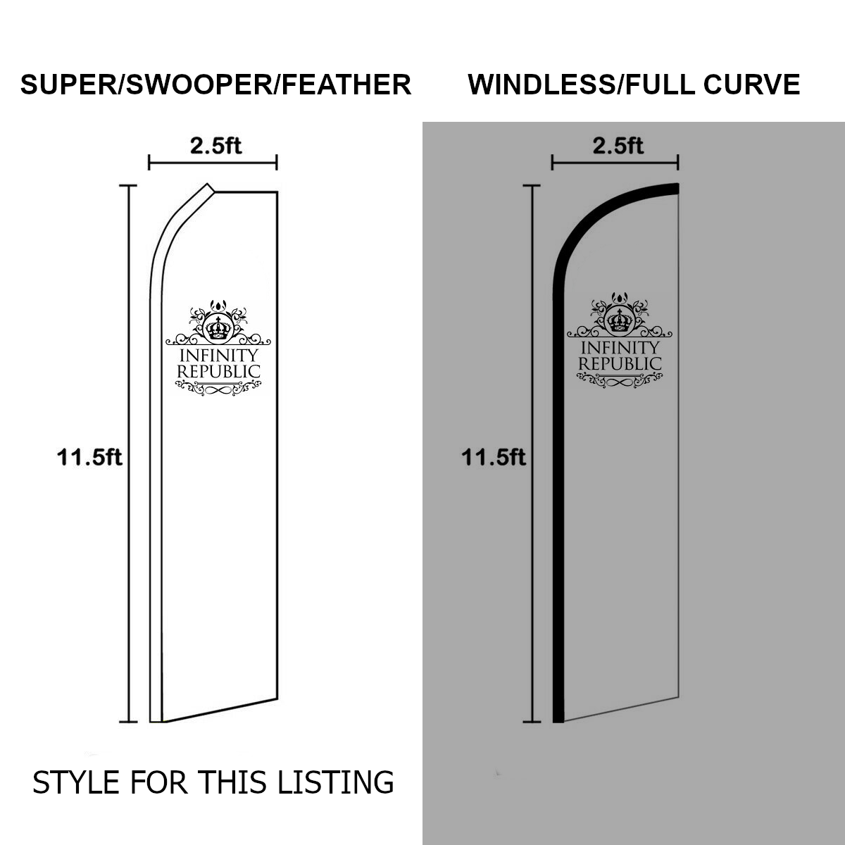 Rentals Swooper Feather Flutter Flag Rent 2 Own | eBay