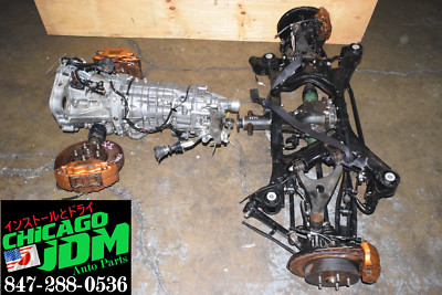 JDM 2008-2014 Subaru WRX STi 6-Speed Trans 3.9 FD Diff Brembo Rear ...