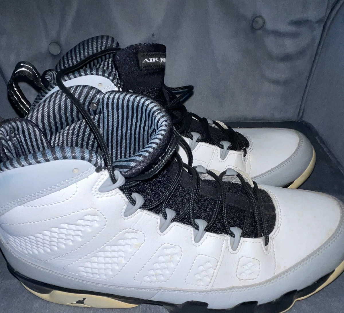 Air Jordan 9 Baron En Los Pies