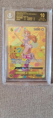 Nami (OP08-106) SP BGS 10 BLACK LABEL | eBay