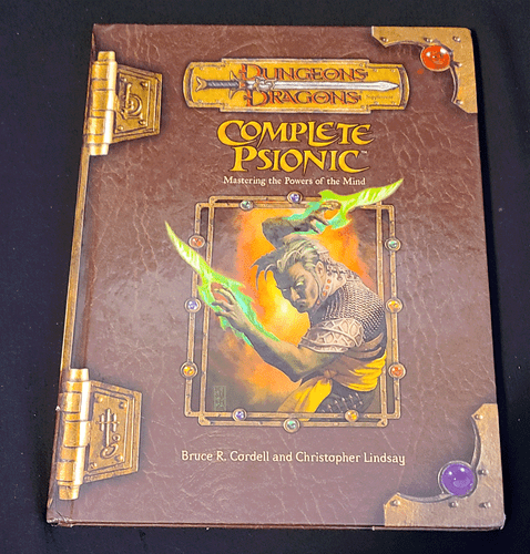 Dungeons & Dragons Complete Psionic Mastering The Mind Guide RPG Supplement | eBay