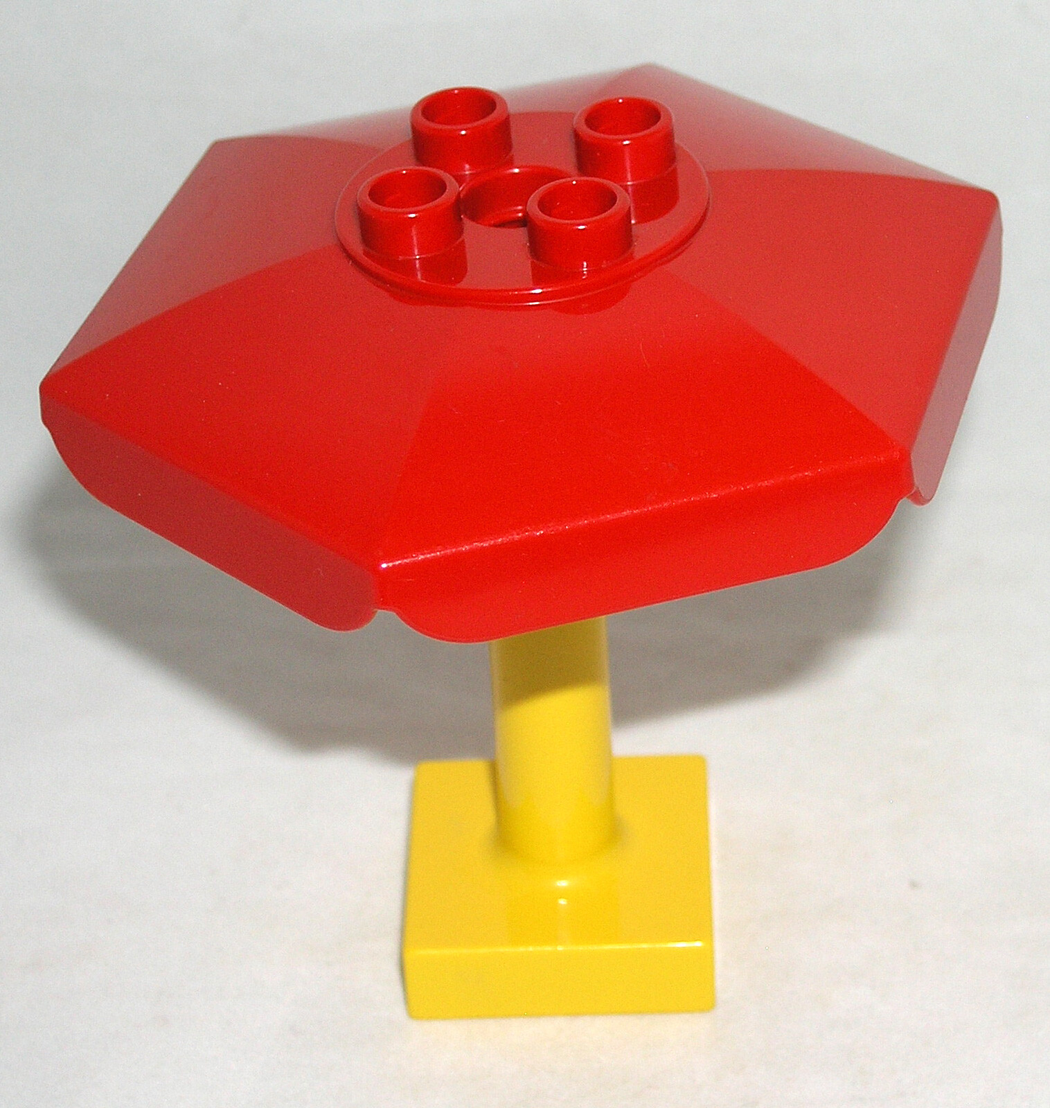 Lego Duplo Red Umbrella Canopy & Bright Yellow Column Stanchion ...