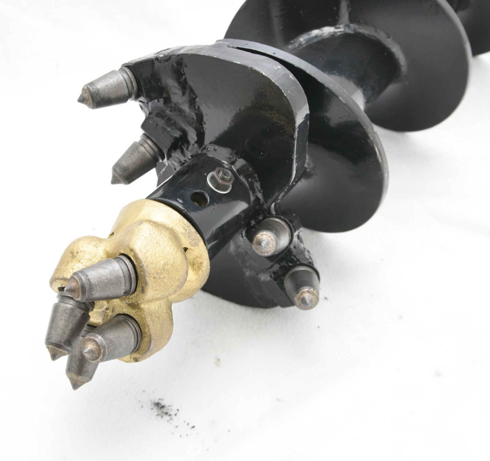 Earth Ogre Industrial Duty Skid Steer Rock Auger Bit, 9" Diameter, 2 ...