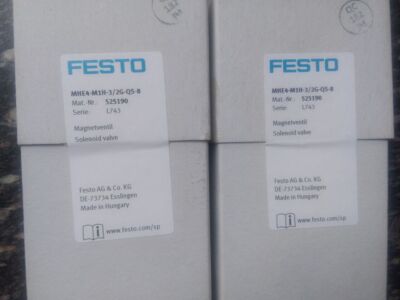 Festo MHE4-M1H-3/2G-QS-8 525190 Solenoid Valve New One MHE4M1H3/2GQS8 | eBay