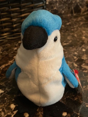 TY “Rocket” the Blue Jay Beanie Baby plush toy with ERROR 97/98. | eBay