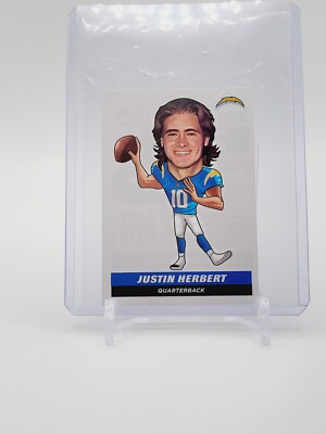 Justin Herbert STICKER CARD 2021 Panini NFL Sticker Card Collection ...