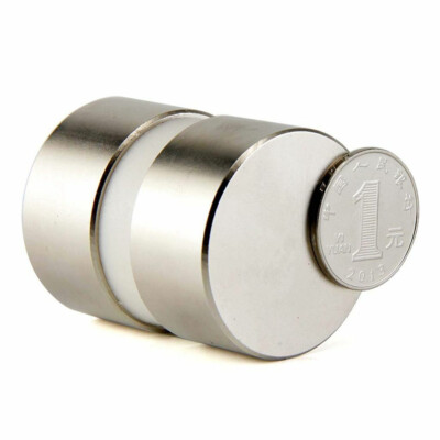 Round N52 Large Neodymium Rare Earth Magnet Big Super Strong Huge 40mm ...