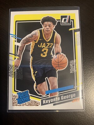 Keyonte George 2023-24 Donruss Rated Rookie Jazz RC #244 | eBay