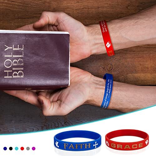 Inspirational Bible Verses Religious Christian Silicone Rubber ...