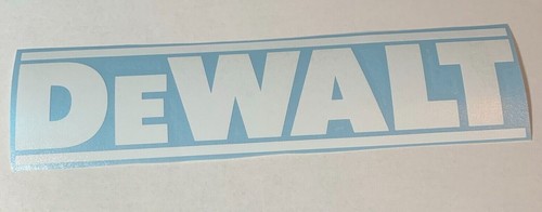 DEWALT Tools Logo Vinyl Decal High Quality Outdoor Sticker Die Cut ...