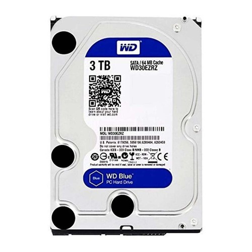 Wd Blue 3To Hdd Disque Dur 3,5" Sata Pour Dvr Caméras Vidéo Pc Nas Dvr ...