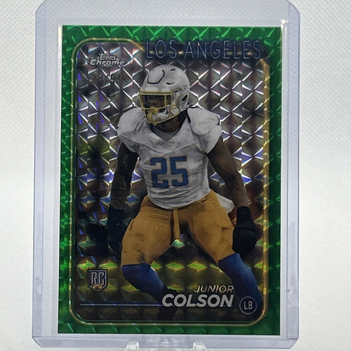 2024 Topps Chrome Junior Colson Green Geometric RC /99 Los Angeles ...