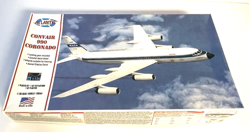 Atlantis 254 Convair 990 Coronado Airliner NASA Livery Plastic Model ...