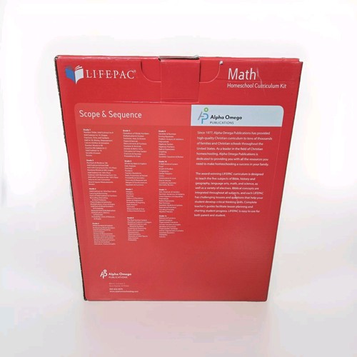 Lifepac 1st Grade Math Homeschool Curriculum Kit: 10 Units, Tests ...