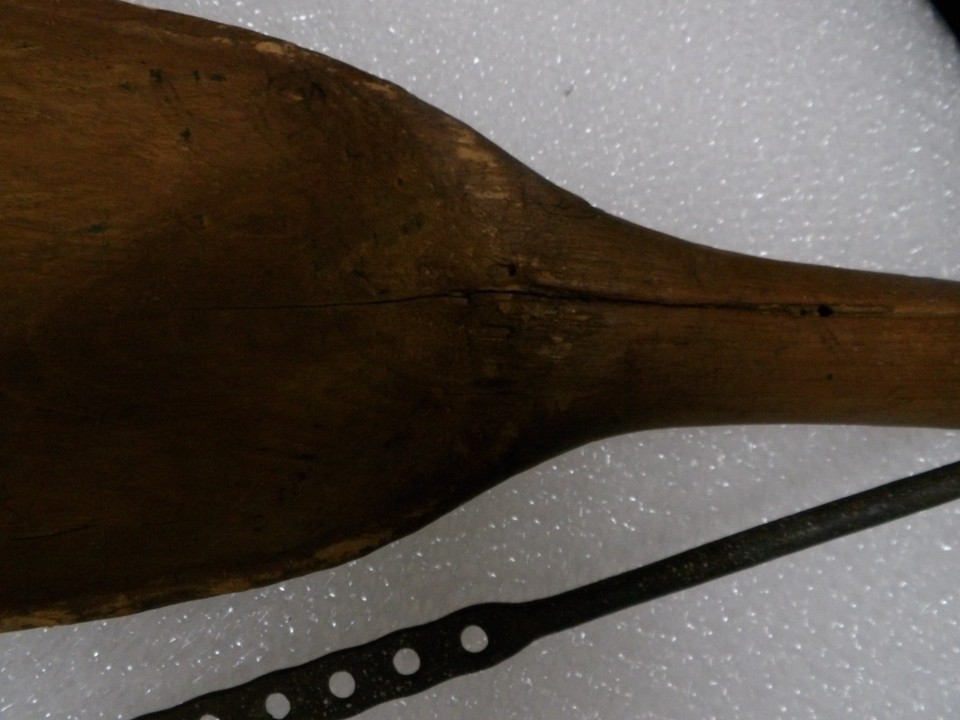 Antique Hand Carved 37" Wooden Neck Shoulder Yoke Bucket Carrier ...