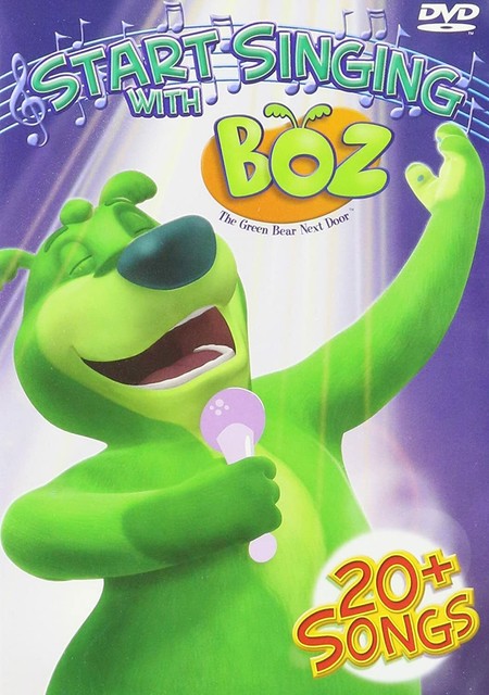 Start Singing With BOZ The Green Bear Next Door 20 Songs Sing-along DVD ...