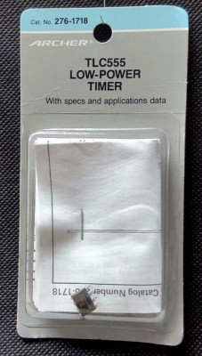 Archer / Radio Shack 276-1718 / Ti TLC555CP Low Power Timer IC DIP8 ...