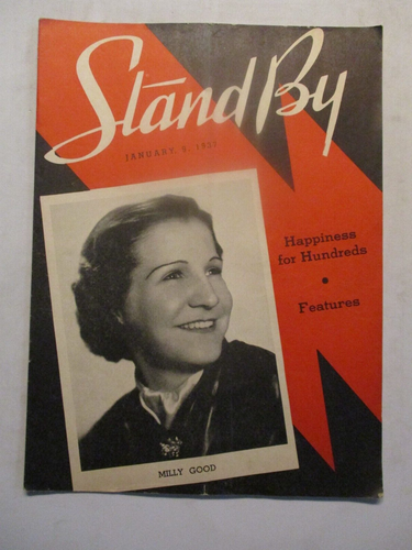 STAND BY MAGAZINE JANUARY 1937 MILLY GOOD VINTAGE WLS CHICAGO RADIO | eBay